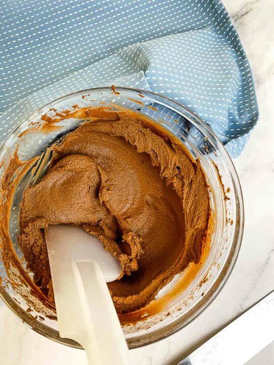 Whipped Chocolate Ganache Frosting - Caramel and Spice