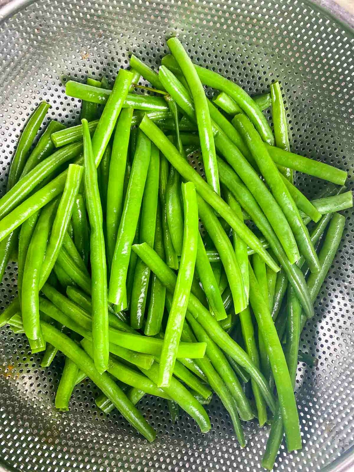 How To Blanch And Freeze French Beans - Caramel and Spice