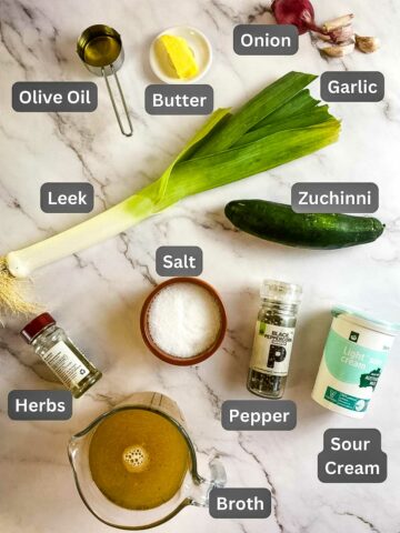 Leek Soup Without Potatoes - Caramel and Spice