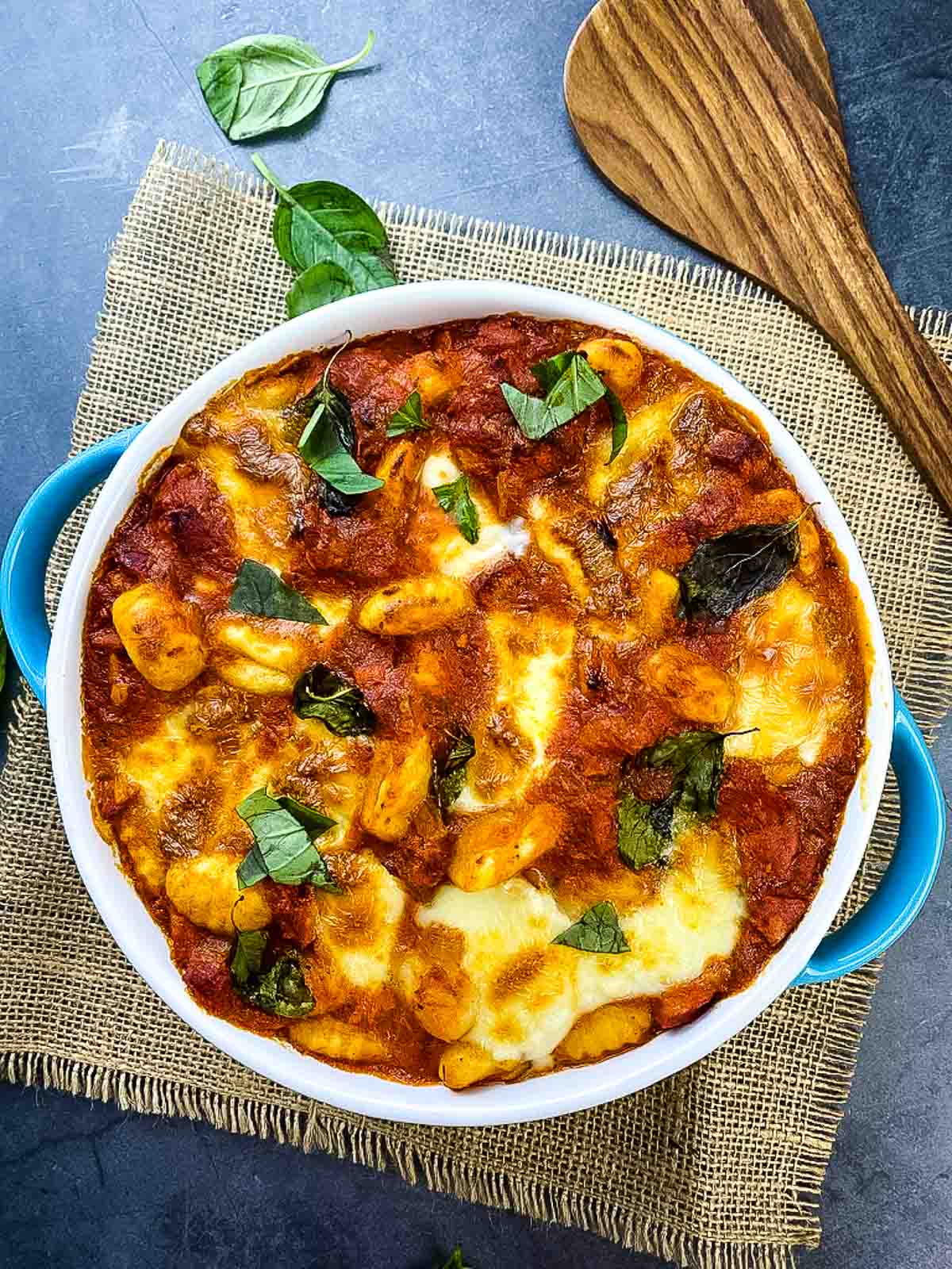 Chorizo And Mozzarella Gnocchi Bake - Caramel and Spice